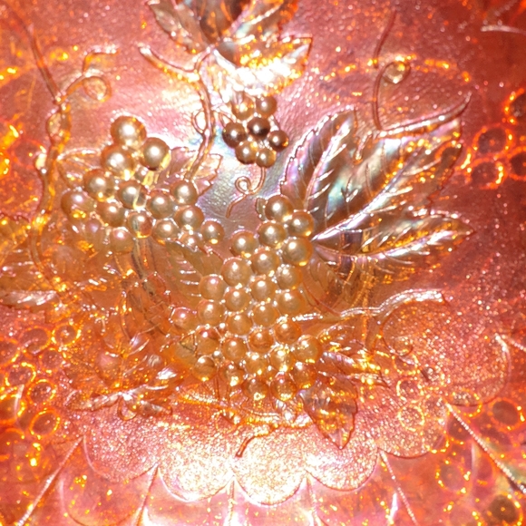 imperial | Dining | Imperial Carnival Glass Grapes Pattern | Poshmark